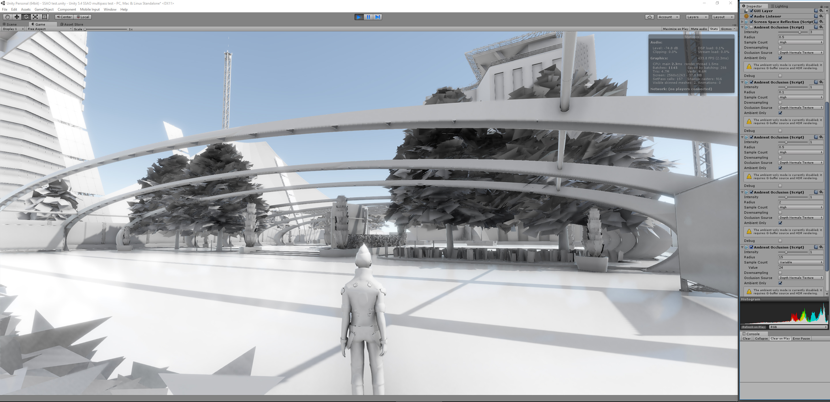 Multipass SSAO - simple trick to achieve decent "Clay render" effect in realtime. : r/Unity3D